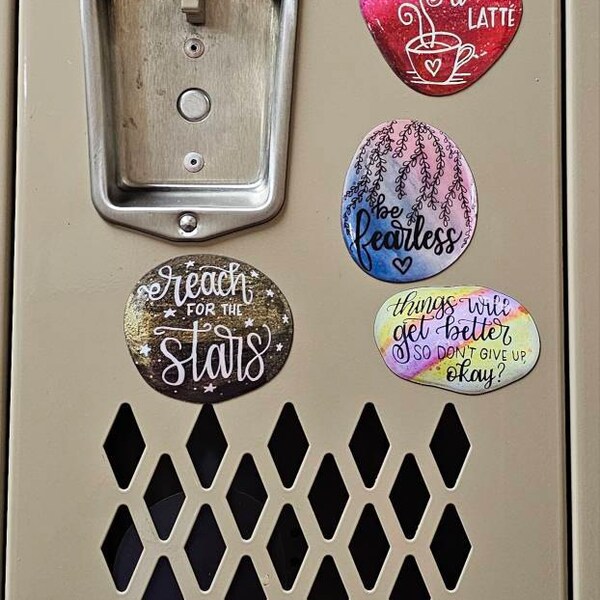 Original Art Wearable Pin ! Kindness Rocks Peace Sign ! Art Gifts ...