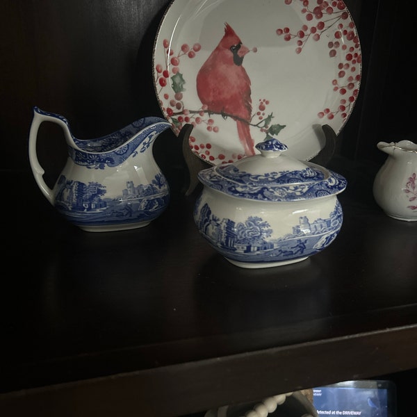 Vintage Spode Signature Collection Blue Room Collection Girl at the ...