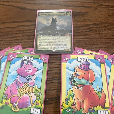 Jace Cat Playmat // Deskmat and Mousepad // Accessories for MTG - Etsy