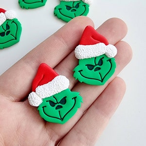 Grinch Polymer Clay Cutter Holiday Cutter Christmas Clay Cutter Winter ...