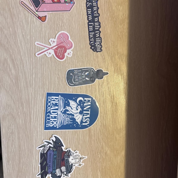 Fantasy Bookstack Sticker / Bookish Sticker / Bookish Merch / Kindle ...