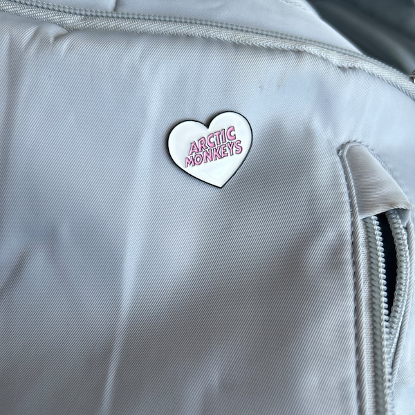 Arctic Monkeys Heart Enamel Pins. AM Soft Enamel Pin Badge Brooch Funny ...