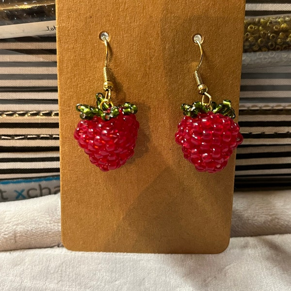 Beaded Berry Earrings Tutorial PDF: "juicy Berries" Design - Etsy