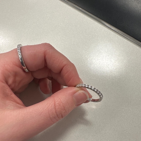 Wedding Ring - Engagement Ring - Art Deco Ring - Minimalist Ring - Baguette Ring - Marquise Ring ...