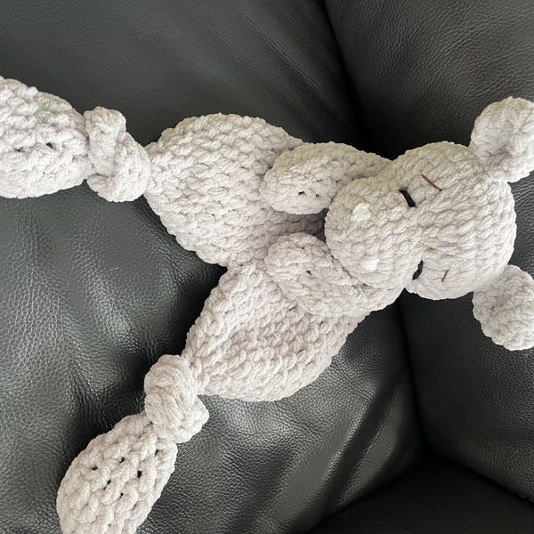 HIPPO Snuggler Plush Lovey | Hippo Security Blanket Toy | Amigurumi ...