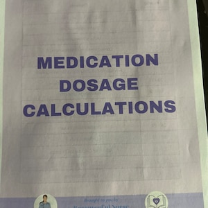 Complete Dosage Calculation Study Guide Bundle Drug Calculations ...