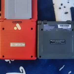 Gameboy Color Holographic Inverted Back Sticker - Etsy