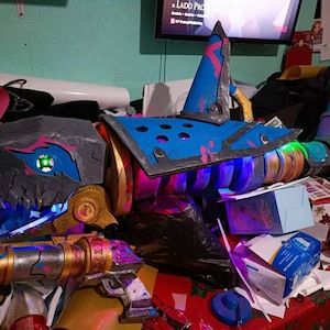 Jinx Arcane Fishbones Cosplay Blueprint and Instruction Guide PDF - Etsy