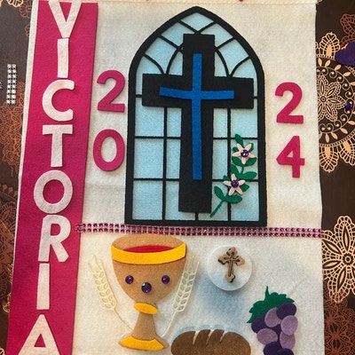 UNASSEMBLED Personalized Confirmation Banner Kit, Confirmation Banner ...