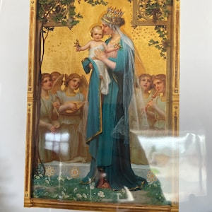 Madonna and Child 5 Sizes by Jeanne Antoinette Labrousse - Etsy Australia