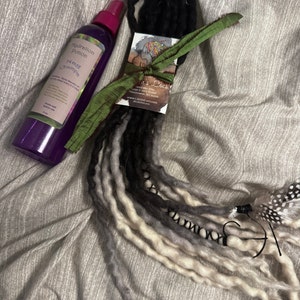 Indigo Goddess Accent Set of Wool Dreadlocks - Etsy