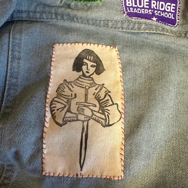 Candlestick Patch Linoprint Block Print - Etsy