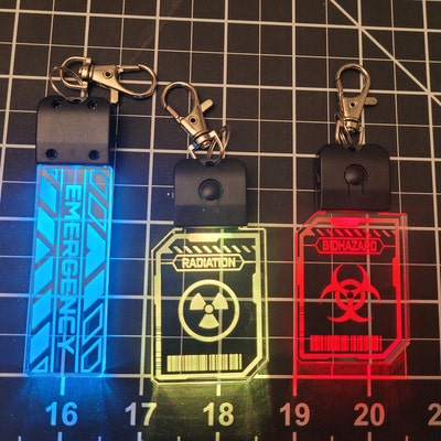 Cyberpunk Keychain Color Changing Stocking Stuffer light up Cyberpunk ...