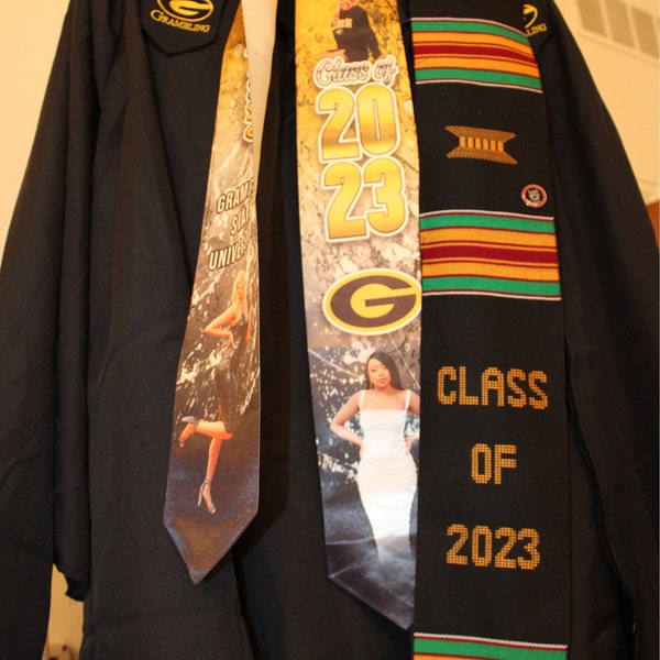 Men's Kente Kinte Class of 2024 Graduation Stole Stoll - Etsy
