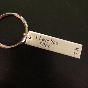 I Love You, 3000, Three Thousand, 3000, Dad Gift, Man, Initials ...