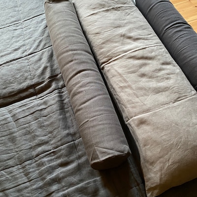 Twinsinglecustom Linen Mattress Cover With Long Zipper. - Etsy