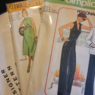 1998 Mccall's 9339 NY the Collection Misses Dress & Slipdress Both in ...