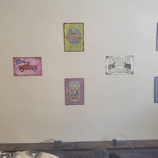 Vintage Simpsons Full Color Coasters - Etsy