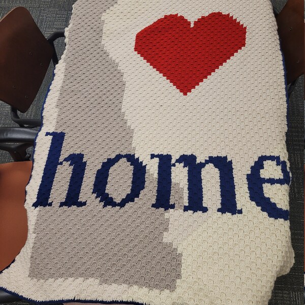 Aloha Aloha Hawaii C2C & Graphghan Afghan Crochet Pattern Blanket ...