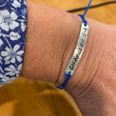 Smiley Face Bracelet, Smiley Face String Bracelet, Smiley Face Stamped ...