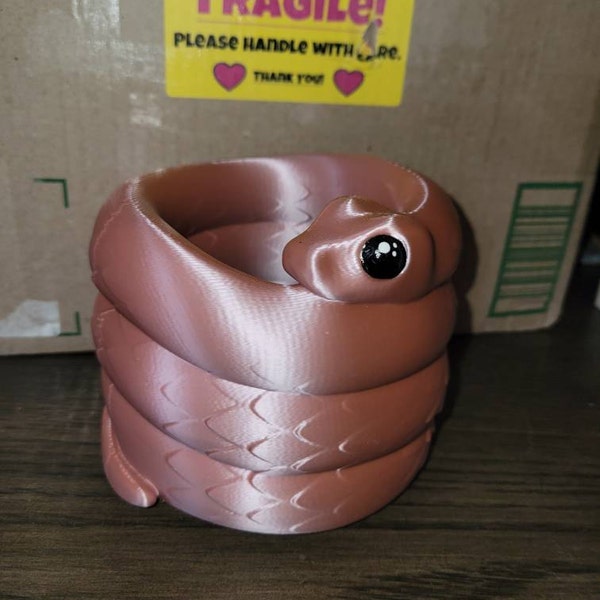 Snake Planter - Snake Plant Pot With Drainage - Cute Snake Planter ...