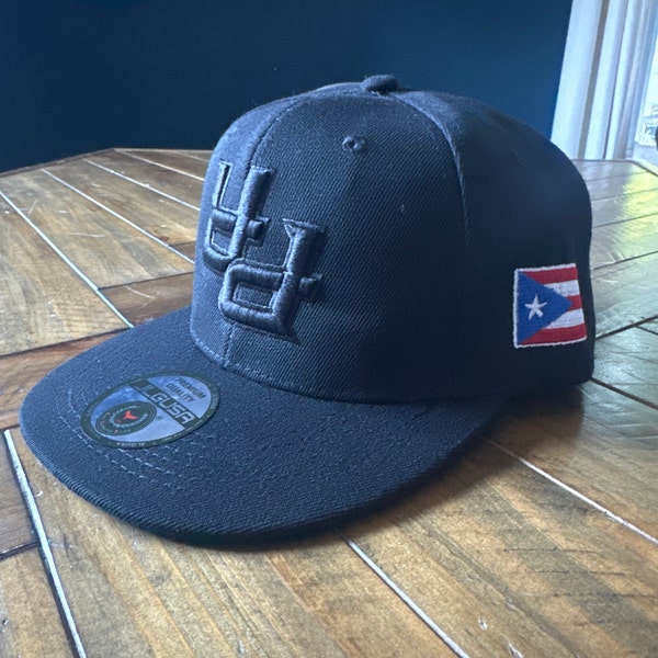 Puerto Rico PR Upside Down Hat Flag Flat 3D Embroidery Snapback Hat ...
