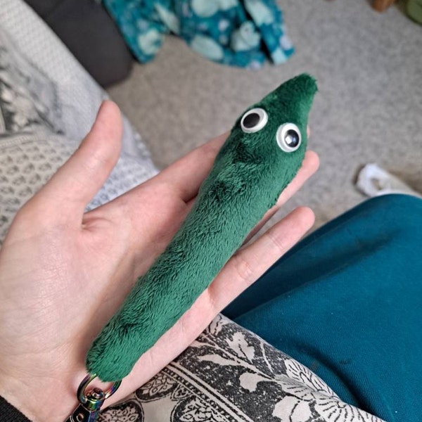 Worm on a String Keychain - Custom Made - Etsy