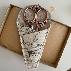 Square Handle Embroidery Scissors Art Deco Style Quilting Scissors in ...