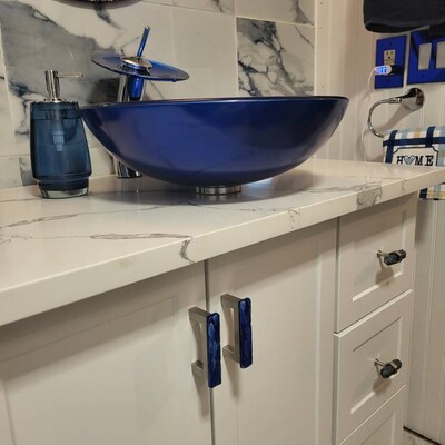 Custom Cabinet Knobs, Pulls and Handles, Glass Cabinet Pulls, Glass ...