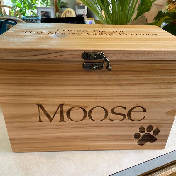 Cat Keepsake Box -cat Memorial Pet Urn -personalized Pet Urn -pet ...