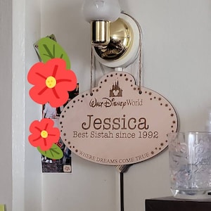 Custom Mickey Large Name Tag, Mickey Name Tag, Mickey Home Decor ...
