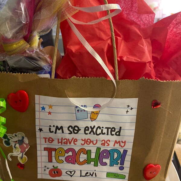 Popping With Excitement Back to School Popcorn Tag, Student Welcome ...