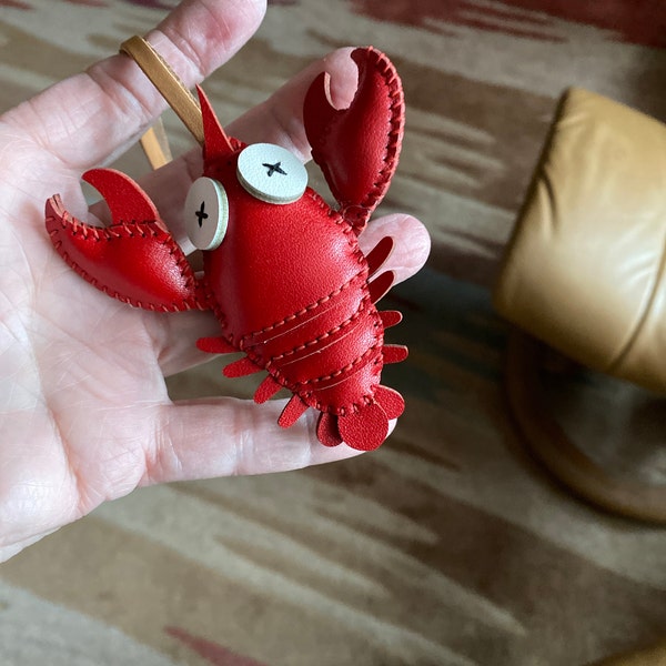 Crawfish Bag Charm, Unique Microfiber Bag Charm, Cute Key Chain ...