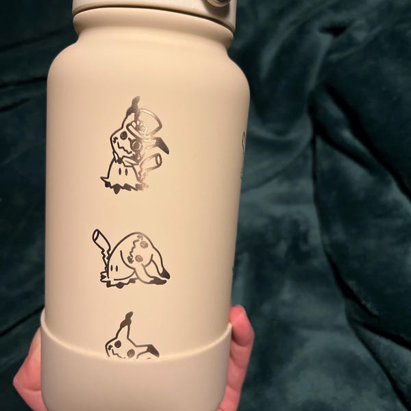 Luffy Gear 5 Water Bottle, One Piece Engraved Coffee Tumbler ...