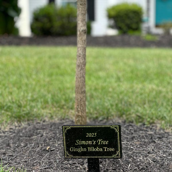 Memorial Plaque With Stake, Metal Grave Marker, Long Lasting ...