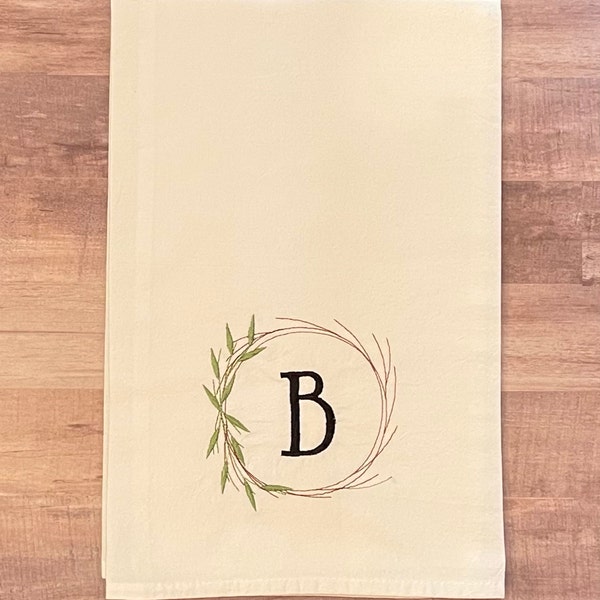 Stick Wreath Font Frame Monogram Font Frame 4x4 Embroidery Design ...