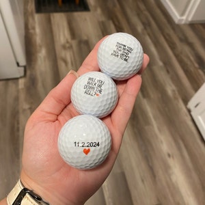 Classy Wedding Golf Ball Prop Personalized Golf Balls - Etsy