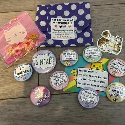 I Am Hyperverbal Badge Pin Autism Verbal Pin Talking Badge - Etsy