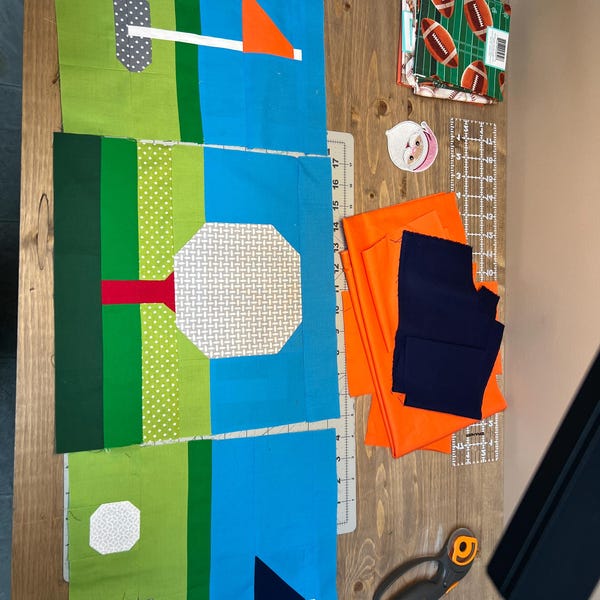 Golf Quilt Block Pdf Pattern - Etsy