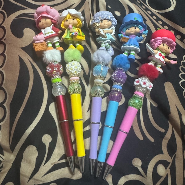 HEART Beaded Pens , Characters , Cute Pens, Elevate Your Station at the ...