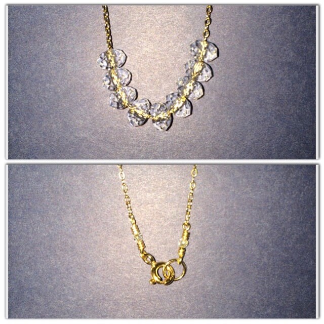 Sex and the City Carrie Bradshaw Diamond Necklace 14K Goldfilled Necklace Etsy
