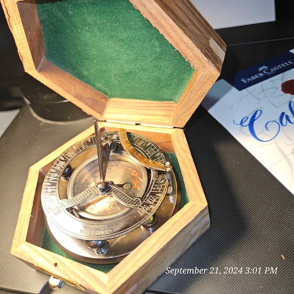 Personalized Sundial Compass - 8th Anniversary Gift for Men, Gifts for ...