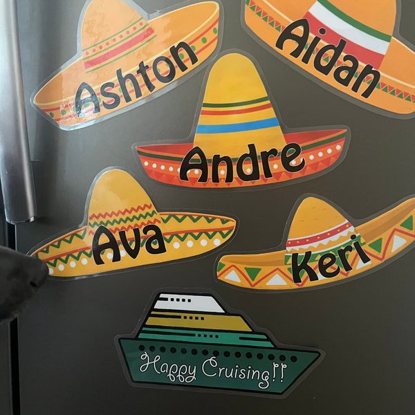 Custom Cruise, DCL Princess Cruise Ship Door Magnet, Family Set, Elsa ...