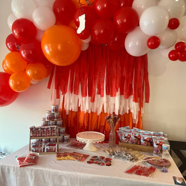 Turning Red Party Package, Turning Red Birthday Printables, Turning Red ...