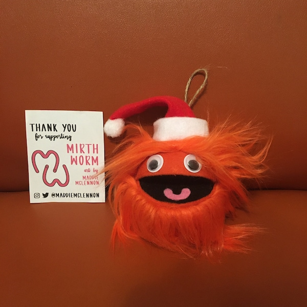 Gritty Ornament - 3D Felt, Handmade - Etsy