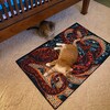 Pentagram Rug Supernatural Devil's Trap Rug Pentacle - Etsy