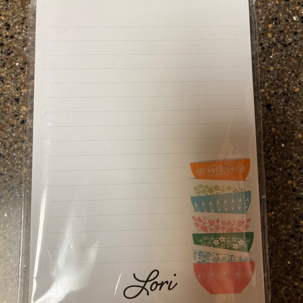 Personalized Modern Calligraphy Script Notepad, Custom A Note From ...