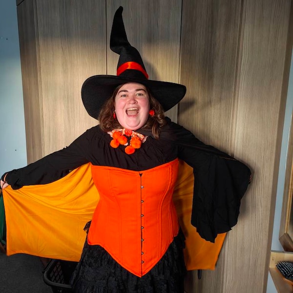 Beige / Skin Corset Waist Trainer Steel Boned Twill Cotton Underbust ...