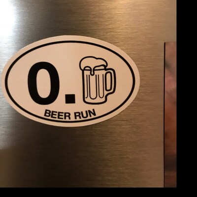 Beer Run Magnet Decal Car / Truck / Camper / Bumper / Cooler - Etsy