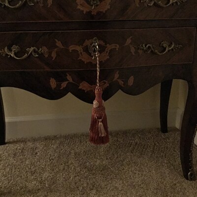 Elegant 6 15cm Key Tassel, 4 10cm Loop, Accented With Rosette and ...